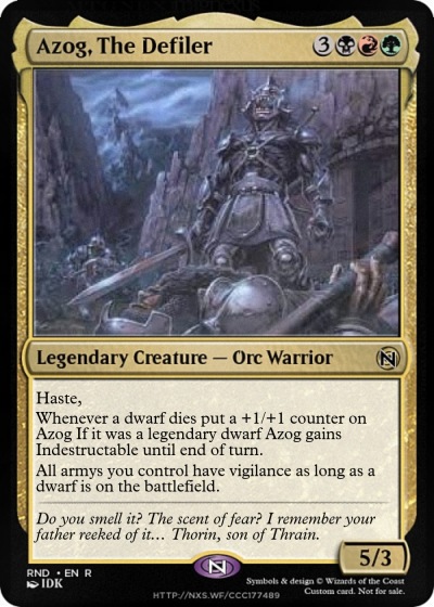 MTGNexus - Azog, The Defiler