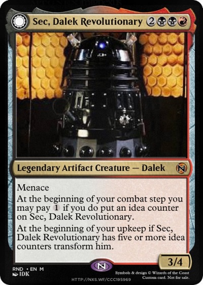 MTGNexus - Sec, Dalek Revolutionary // Sec, Dalek Human Hybrid