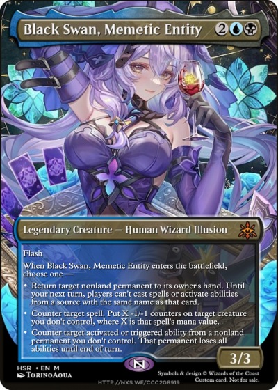 MTGNexus - Black Swan, Memetic Entity