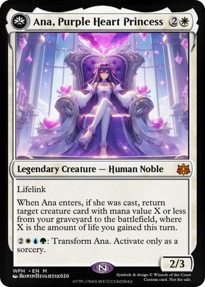 MTGNexus - Ana, Purple Heart Princess // Ana, Purple Heart Prodigy