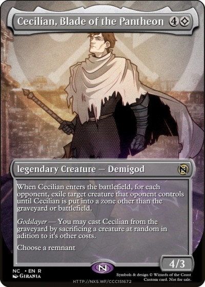 MTGNexus - Cecilian, Blade of the Pantheon