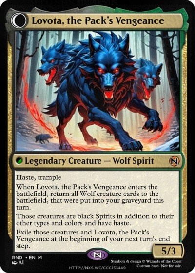 MTGNexus - Lovota, the Pack's Fang // Lovota, the Pack's Vengeance