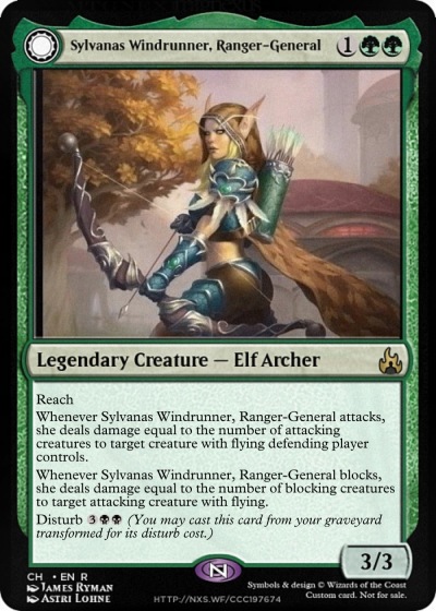 MTGNexus - Sylvanas Windrunner, Ranger-General // Sylvanas Windrunner, Dark