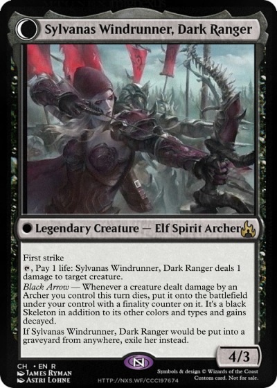 MTGNexus - Sylvanas Windrunner, Ranger-General // Sylvanas Windrunner, Dark