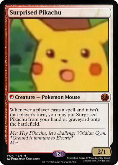 MTGNexus - Surprised Pikachu
