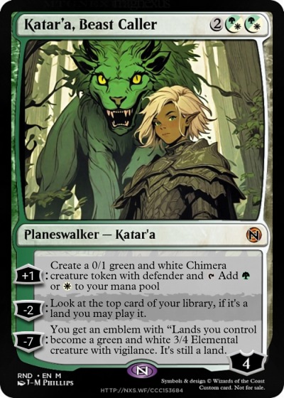 MTGNexus - Katar'a, Beast Caller