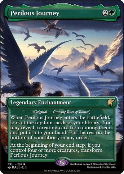MTGNexus - Perilous Journey // Aerie of the Snow Eagles