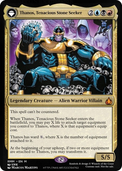 MTGNexus - Thanos, Tenacious Stone Seeker // Thanos, Titan Unleashed