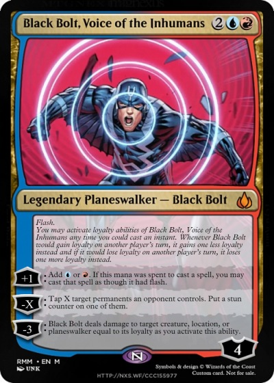 MTGNexus - Black Bolt, Voice of the Inhumans