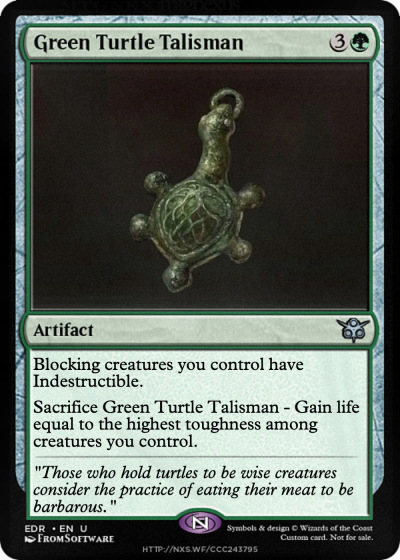 MTGNexus - Green Turtle Talisman