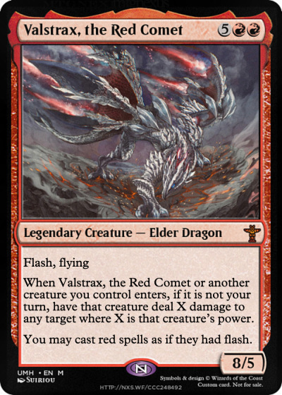 MTGNexus - Valstrax, the Red Comet