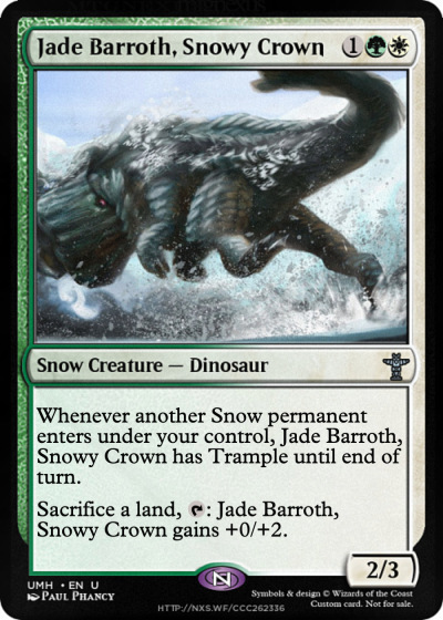 MTGNexus - Jade Barroth, Snowy Crown