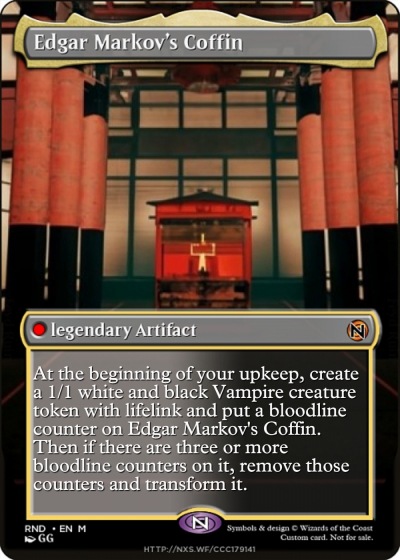 MTGNexus - Edgar, Charmed Groom // Edgar Markov's Coffin