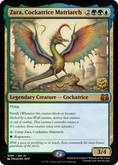 MTGNexus - Zara, Cockatrice Matriarch