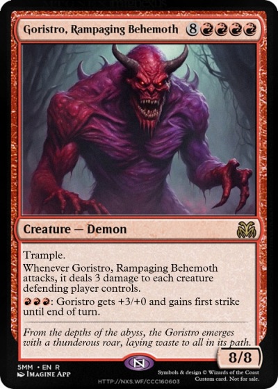 MTGNexus - Goristro, Rampaging Behemoth