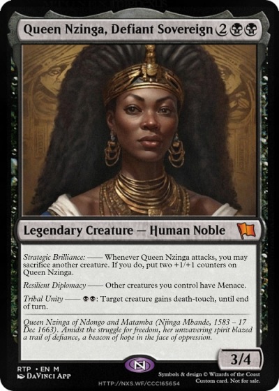 MTGNexus - Queen Nzinga, Defiant Sovereign