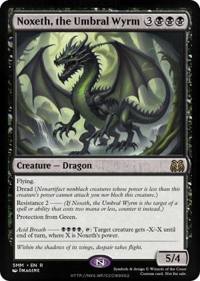MTGNexus - Noxeth, the Umbral Wyrm