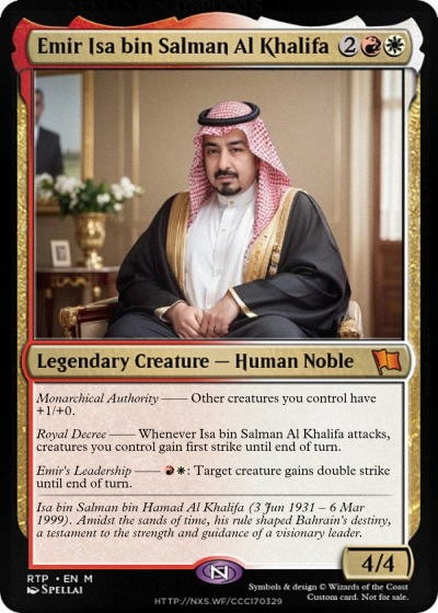 MTGNexus - Emir Isa bin Salman Al Khalifa