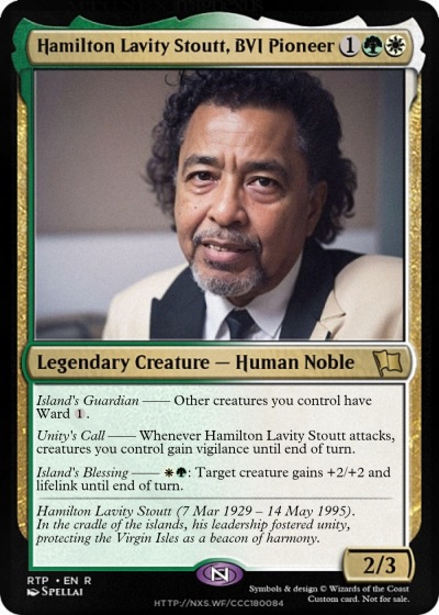 MTGNexus - Hamilton Lavity Stoutt, BVI Pioneer