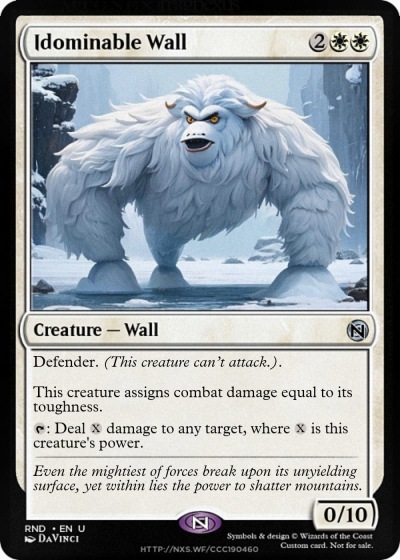 MTGNexus - Idominable Wall