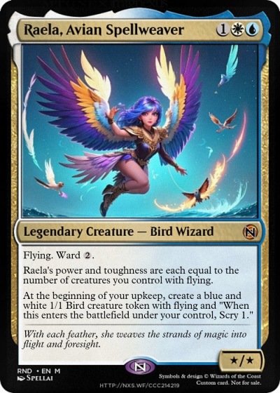 MTGNexus - Raela, Avian Spellweaver