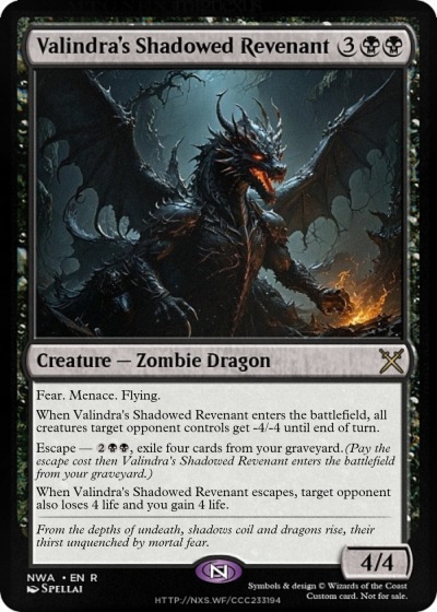 MTGNexus - Valindra's Shadowed Revenant