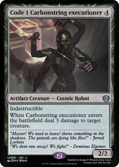 MTGNexus - Code 1 Carbonstring executioner