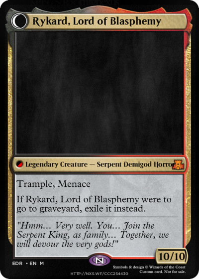 MTGNexus - God-Devouring Serpent // Rykard, Lord of Blasphemy