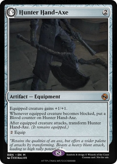 MTGNexus - Hunter Hand-Axe // Hunter Pole-Axe