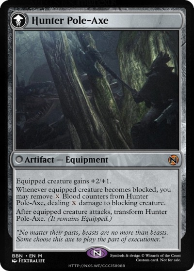 MTGNexus - Hunter Hand-Axe // Hunter Pole-Axe