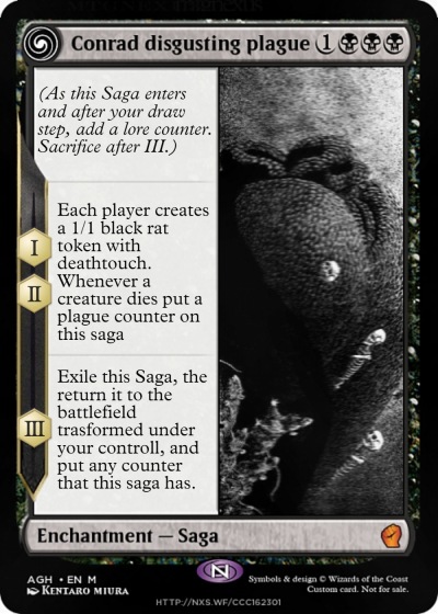 MTGNexus - Conrad disgusting plague // Conrad, Pinkie of the God hand