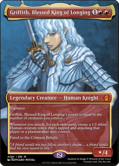 MTGNexus - Griffith, Blessed King of Longing // Femto, Wings of Darkness
