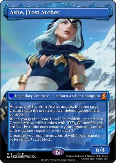 MTGNexus - Ashe // Ashe, the Frost Archer