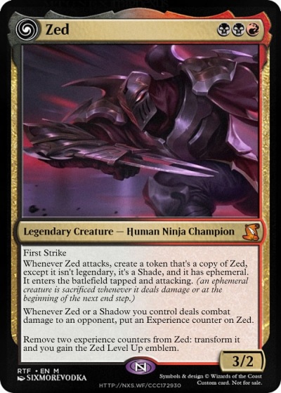 MTGNexus - Zed // Zed, Master of Shadows