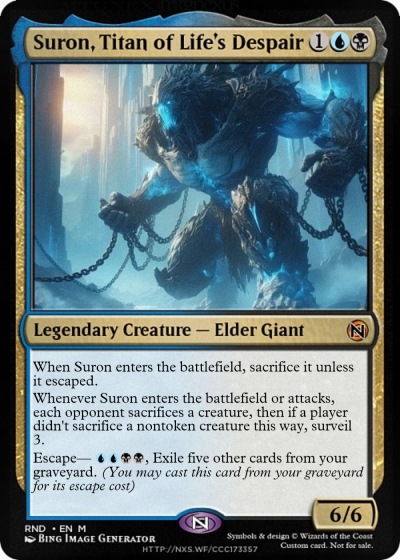 MTGNexus - Suron, Titan of Life's Despair