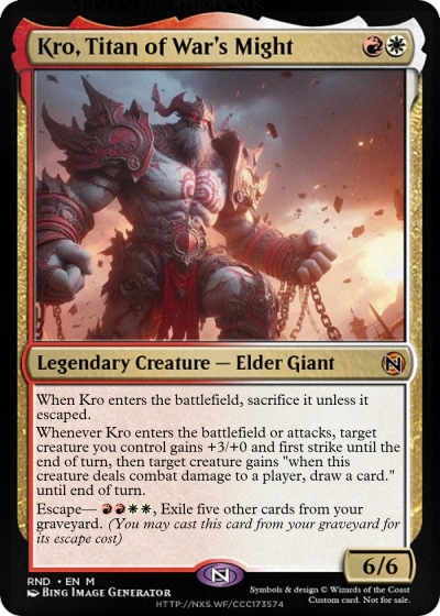 MTGNexus - Kro, Titan of War's Might