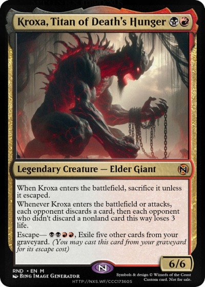 MTGNexus - Kroxa, Titan of Death's Hunger