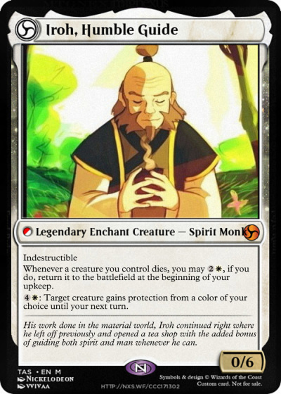 MTGNexus - Uncle Iroh, Tea-Master // Iroh, Humble Guide