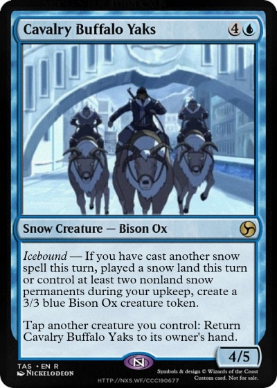 MTGNexus - Cavalry Buffalo Yaks