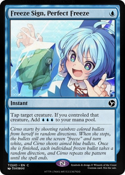 MTGNexus - Freeze Sign, Perfect Freeze
