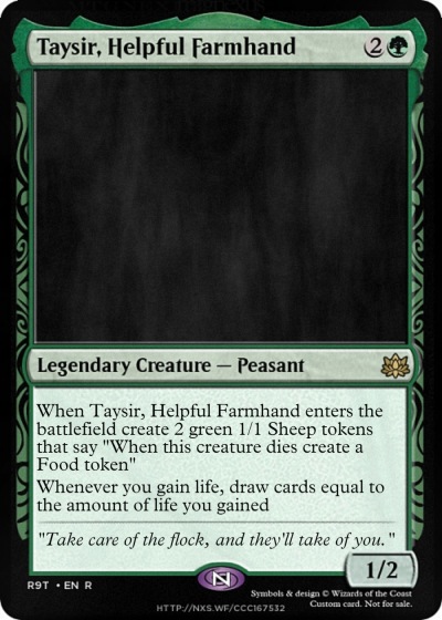 MTGNexus - Taysir, Helpful Farmhand
