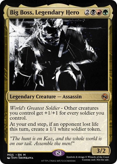 MTGNexus - Big Boss, Legendary Hero