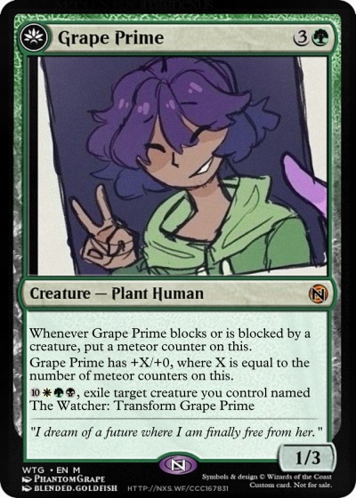 MTGNexus - Grape Prime // Watcher Prime, Soul-Shattered Champion