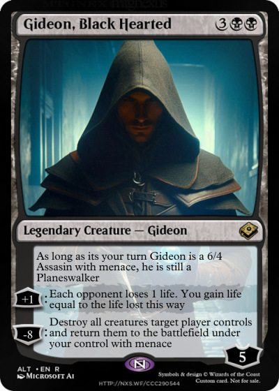 MTGNexus - Gideon, Black Hearted