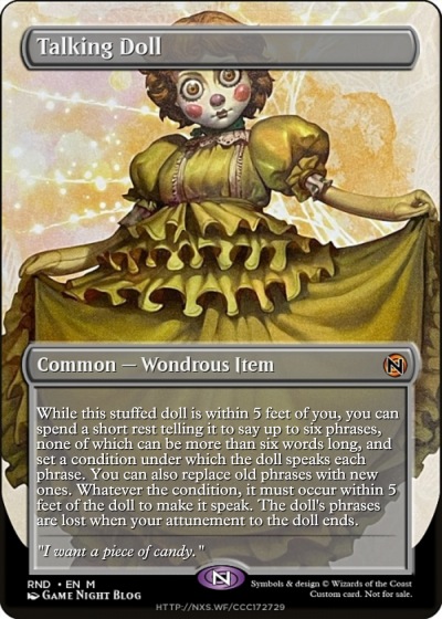 MTGNexus - Talking Doll