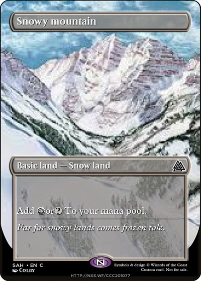 MTGNexus - Snowy mountain