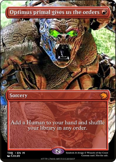 MTGNexus - Optimus primal gives us the orders