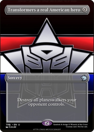 MTGNexus - Transformers a real American hero