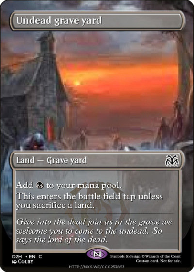 MTGNexus - Undead grave yard