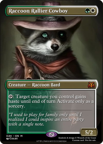 MTGNexus - Raccoon Rallier Cowboy